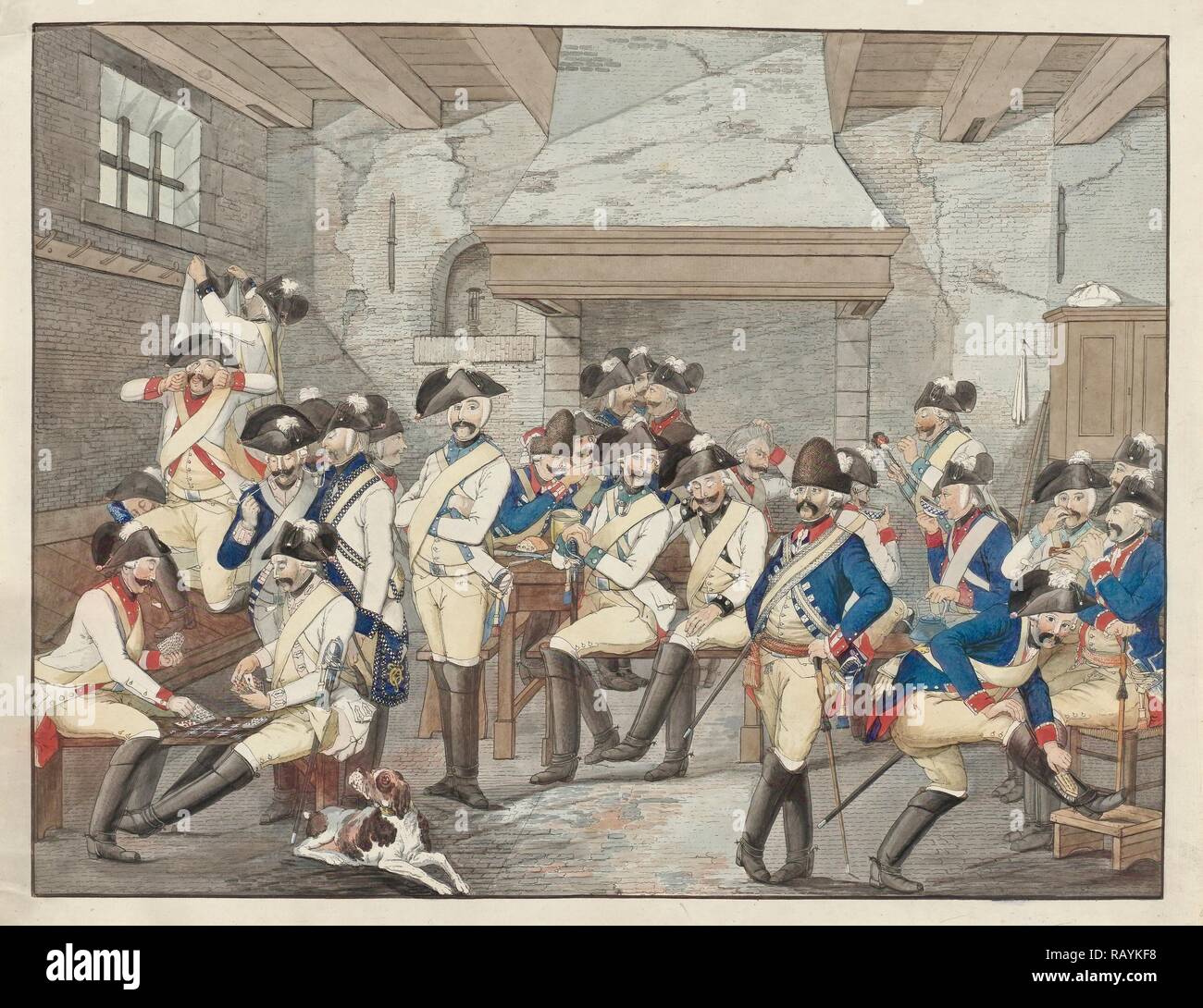 Uniforms of the Dutch cavalry, ca 1787-1790, Anonymous, 1787 - 1790 ...