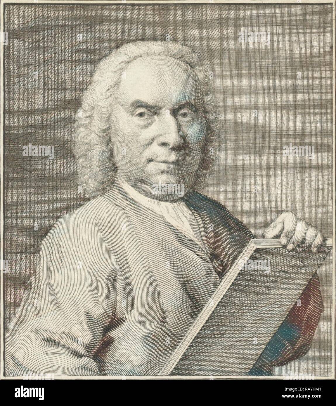 Portrait of Pieter Langendijk, Jacob Houbraken, Cornelis Pronk, 1749 ...