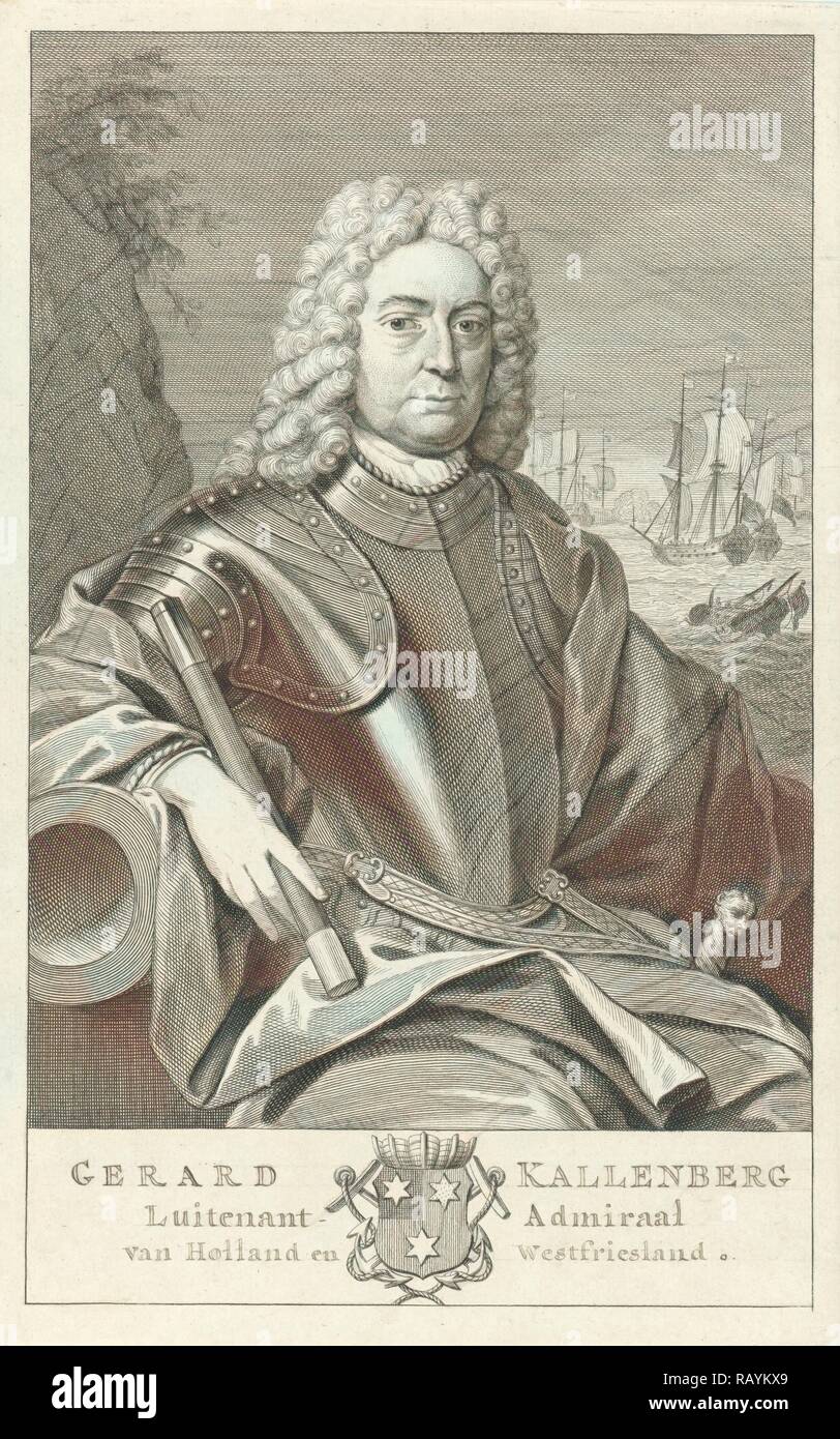 Portrait of Gerard Callenburgh, Pieter Tanjé, Jan Vollevens, 1756 ...