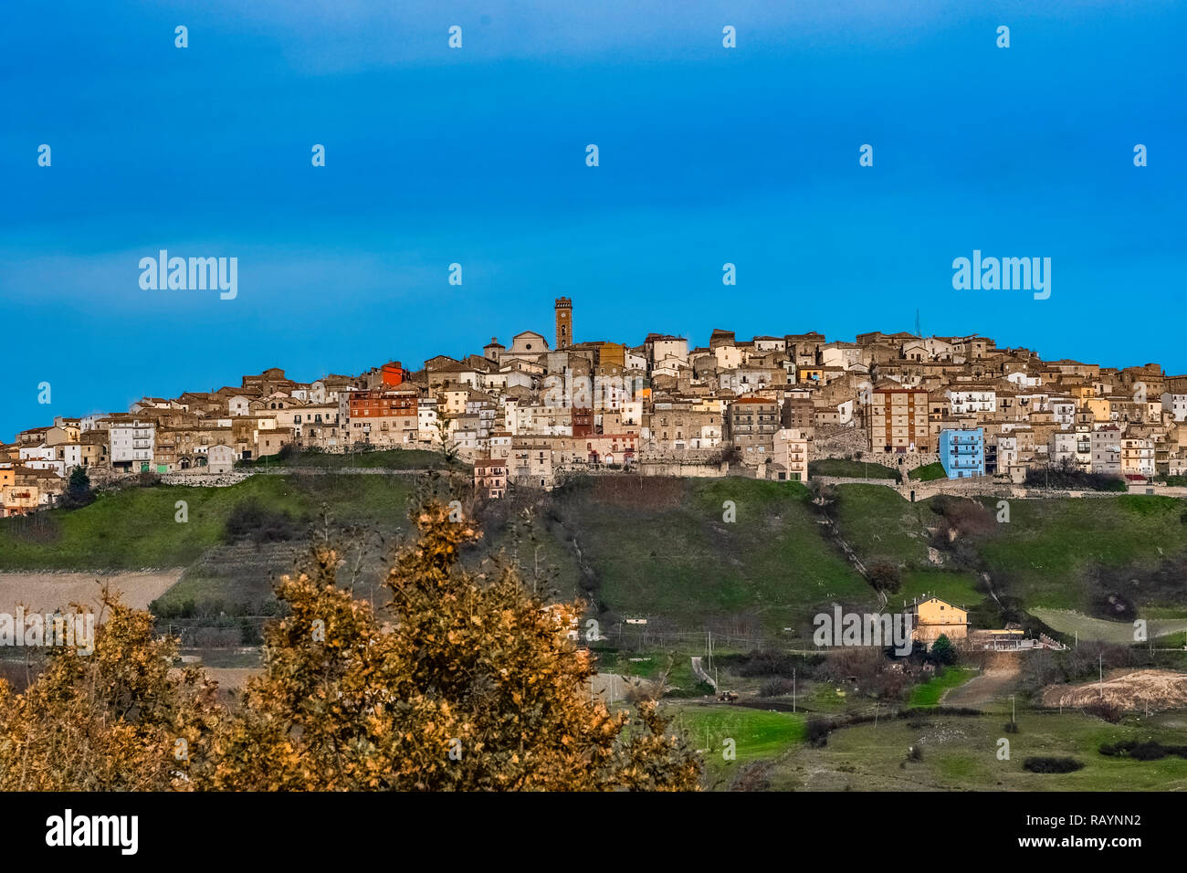 Italy Basilicata Forenza view Stock Photo - Alamy