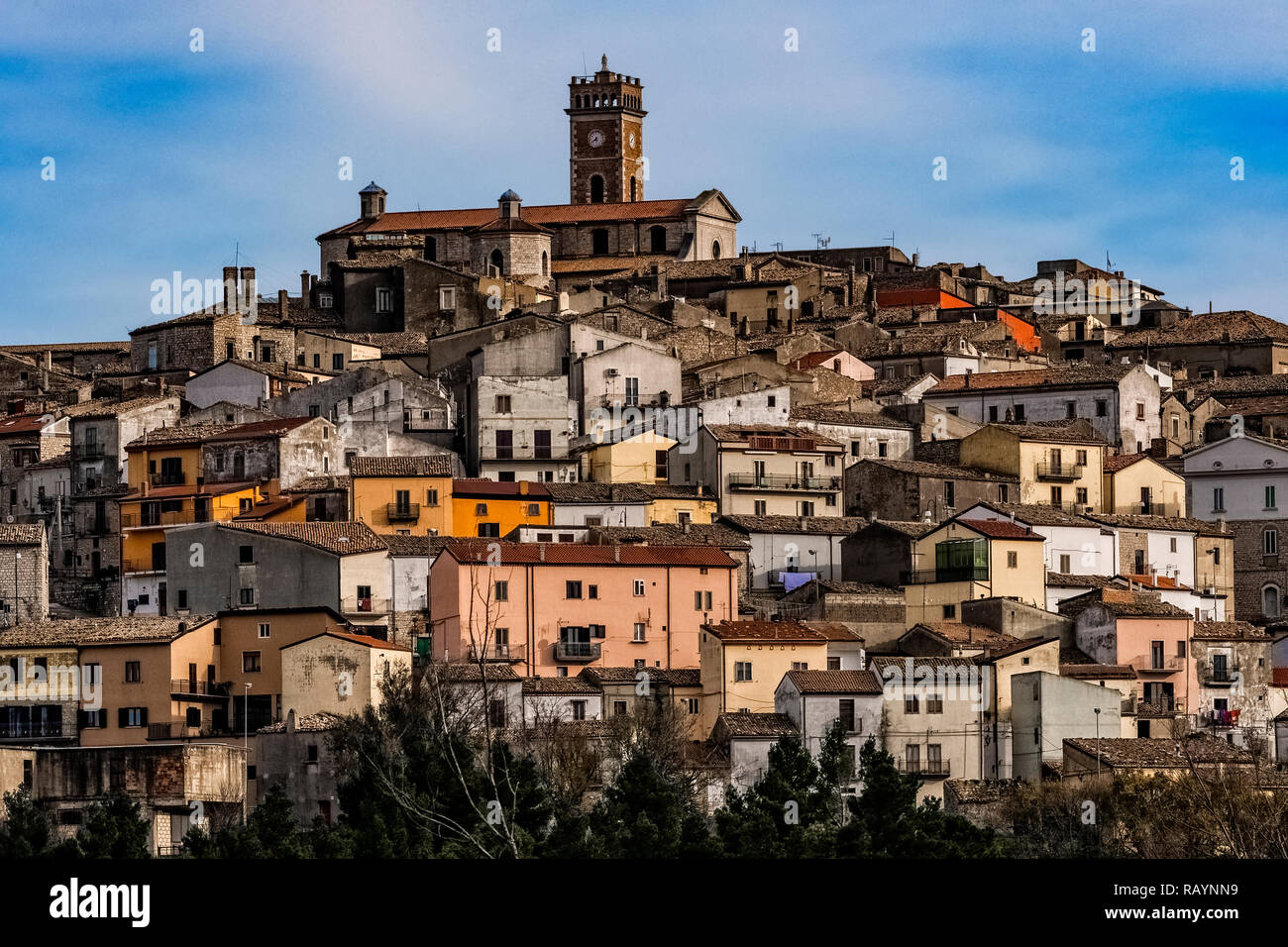 Italy italia basilicata forenza view hi-res stock photography and ...