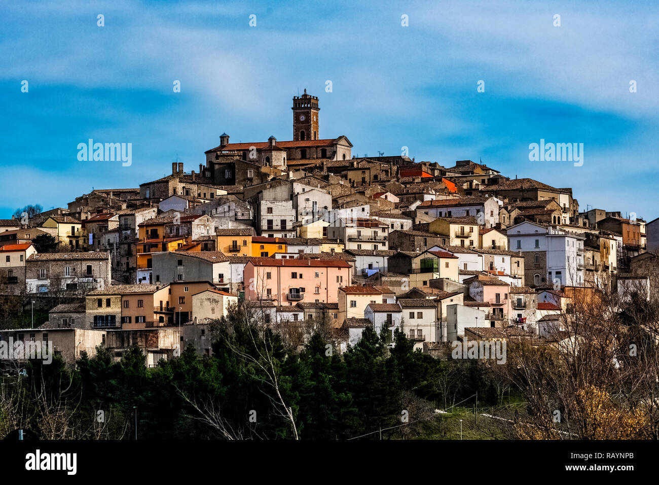 Italy Basilicata Forenza view Stock Photo - Alamy