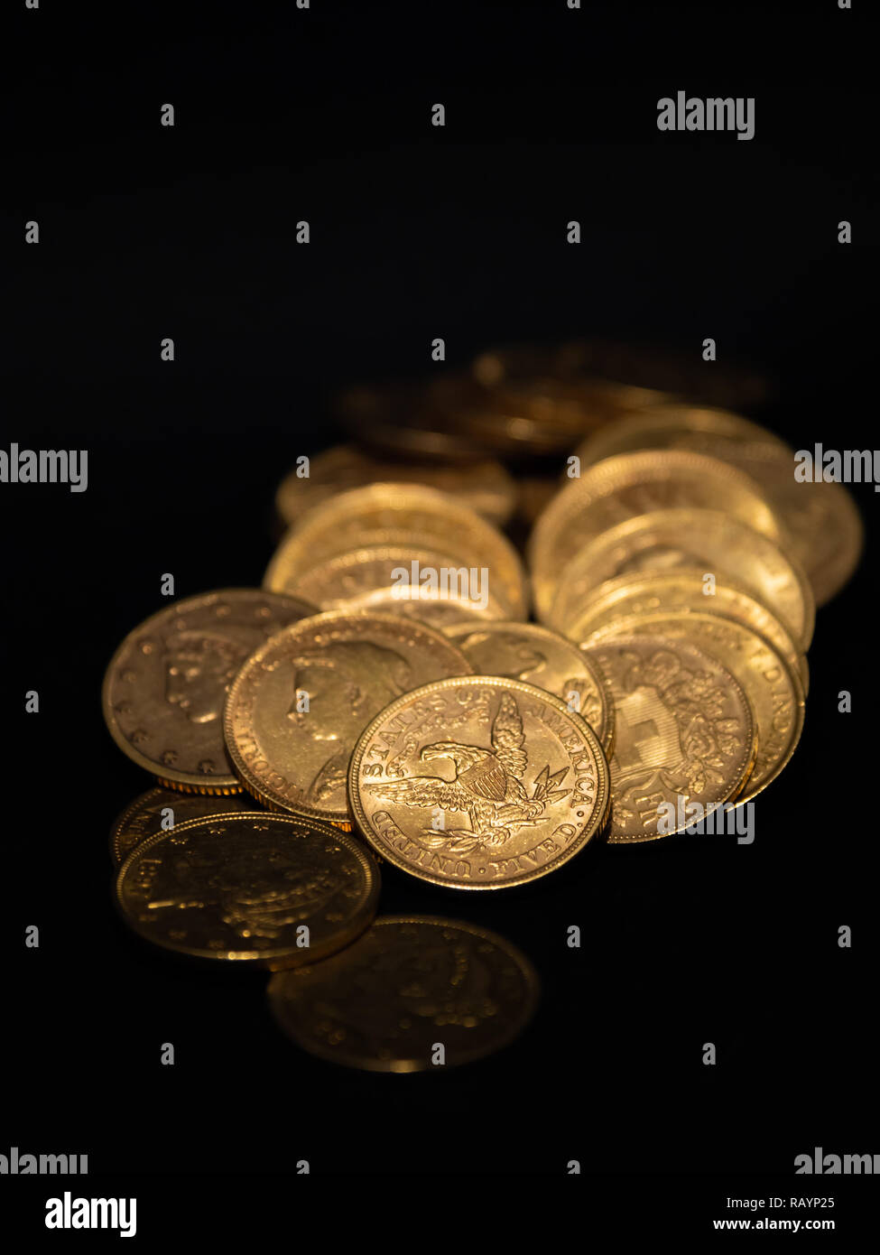 Coin stacking hi-res stock photography and images - Alamy