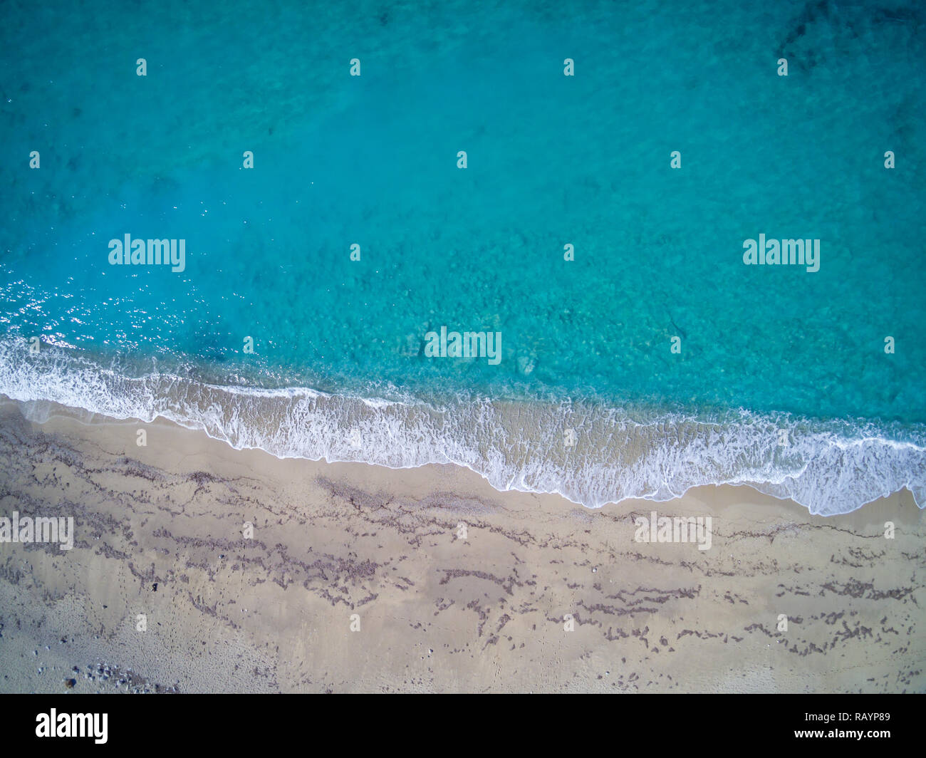 Top View of a drone at the Beach Stock Photo - Alamy