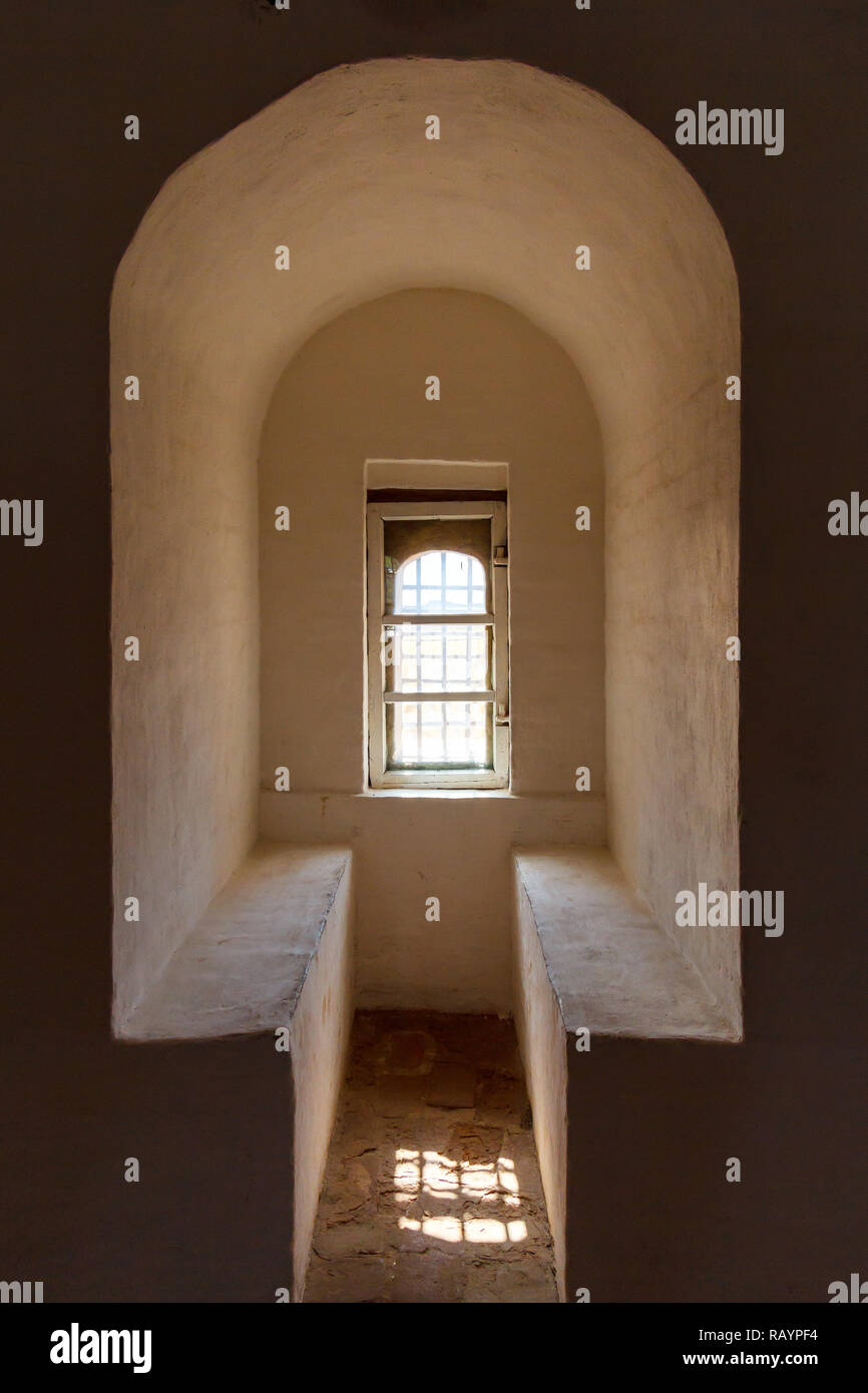 Window niche in the monastery Stock Photo - Alamy
