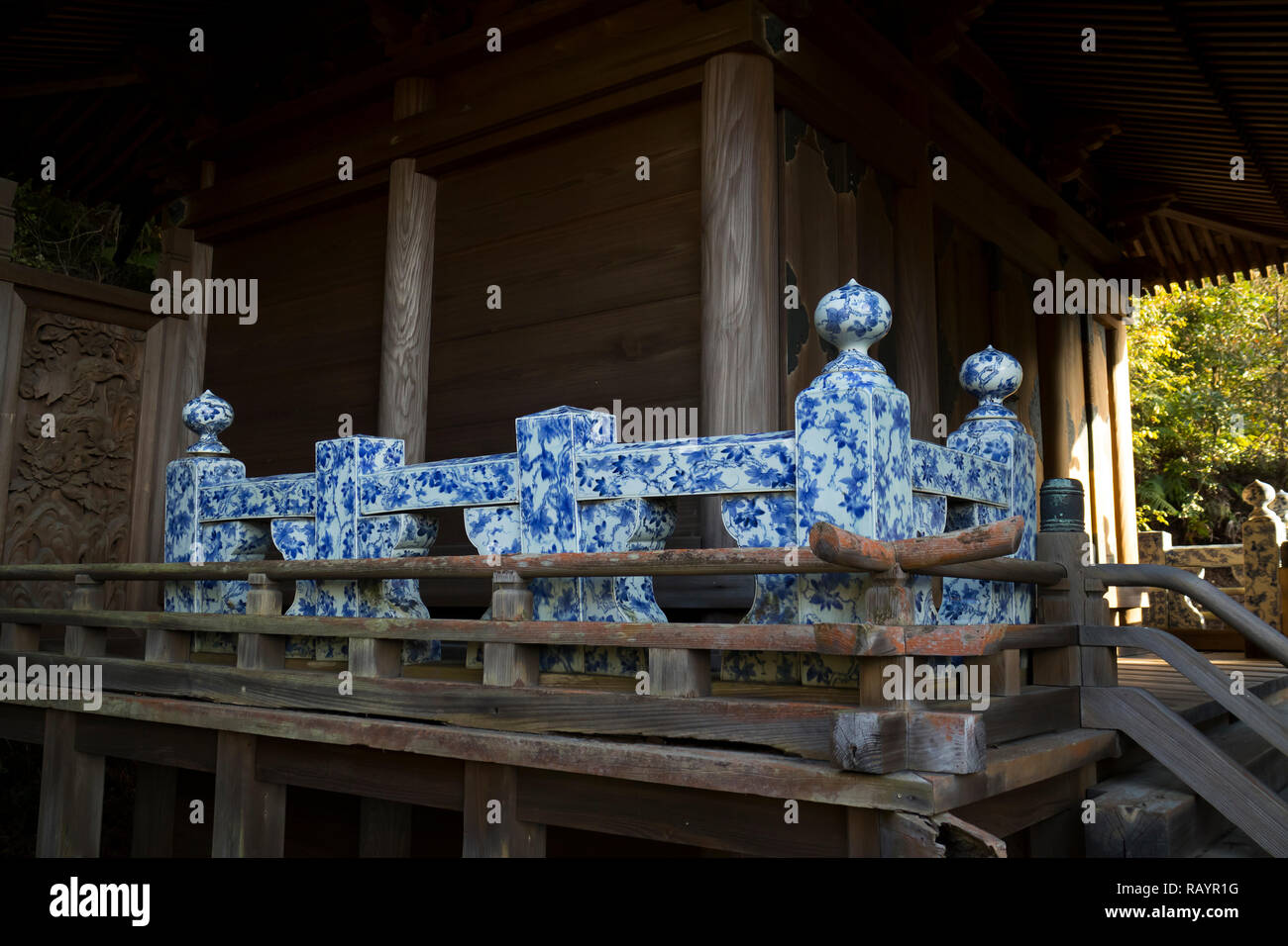 Arita, Japan - October 30, 2018: Detail of the Tozan shrine in Arita ...