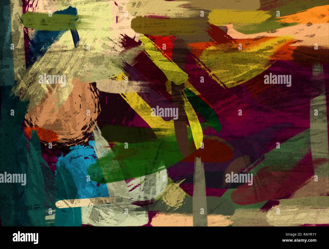 abstract psychedelic grunge background graphic stylization on a ...