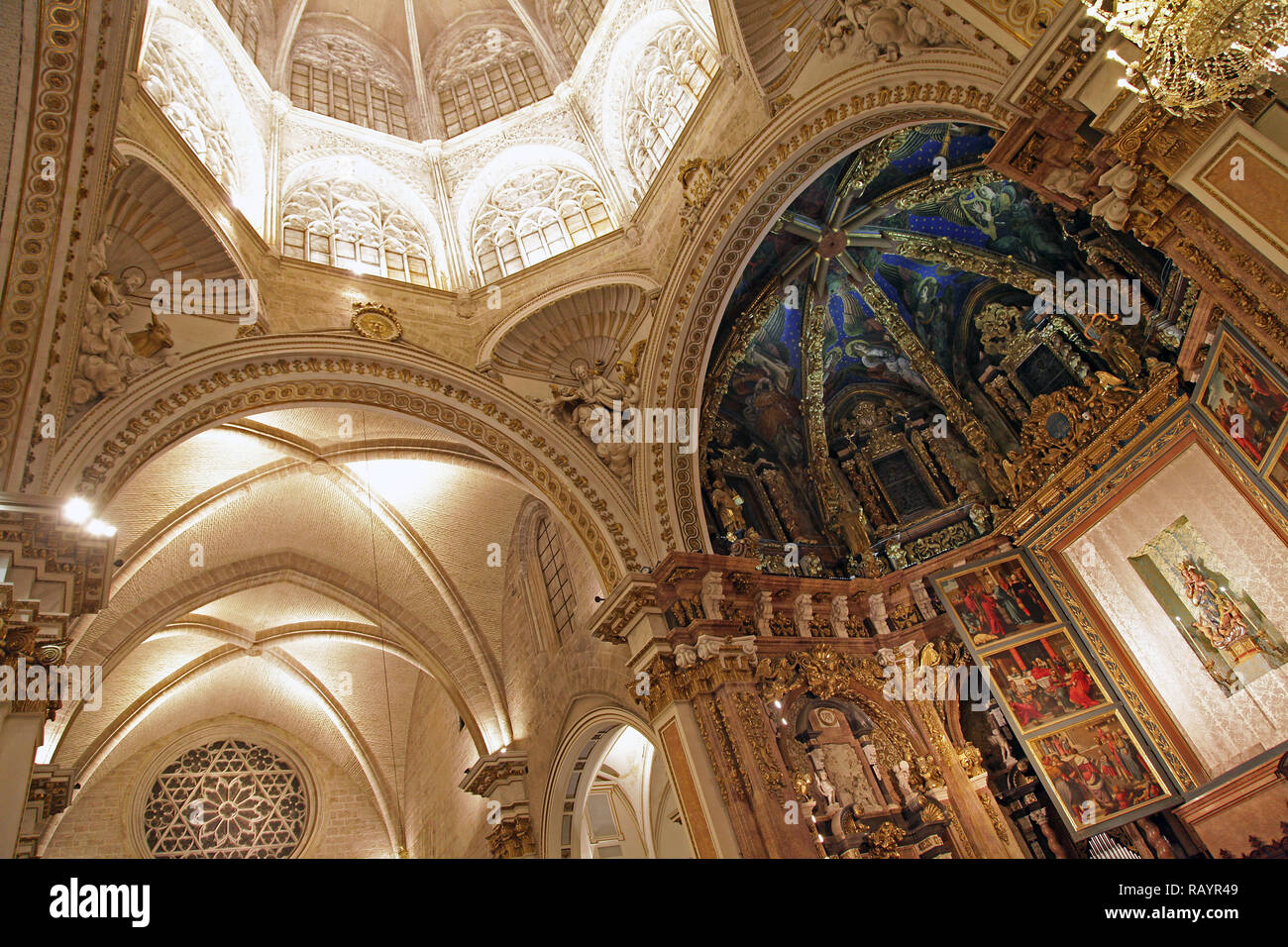 Saint chalice chapel basilica valencia spain hi-res stock photography ...