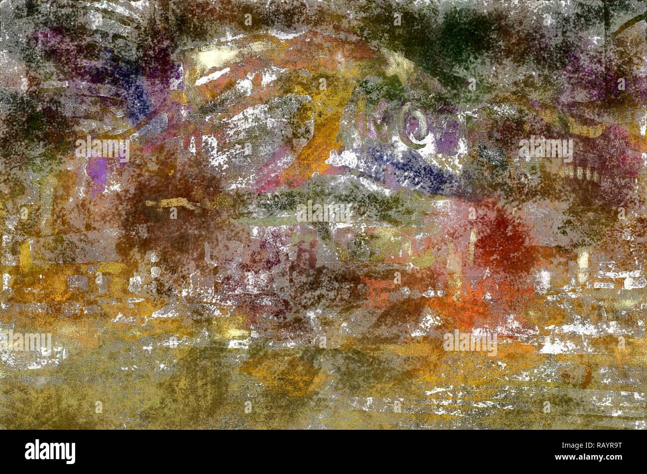 abstract psychedelic grunge background graphic stylization on a ...