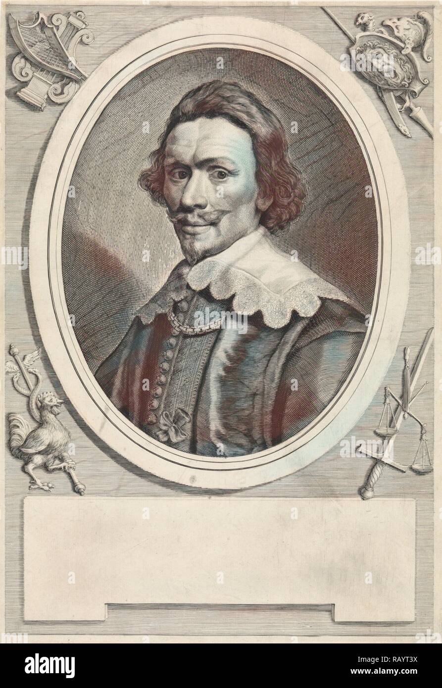 Portrait of Theodore John Dirk Graswinckel, Theodor Matham, Michiel ...