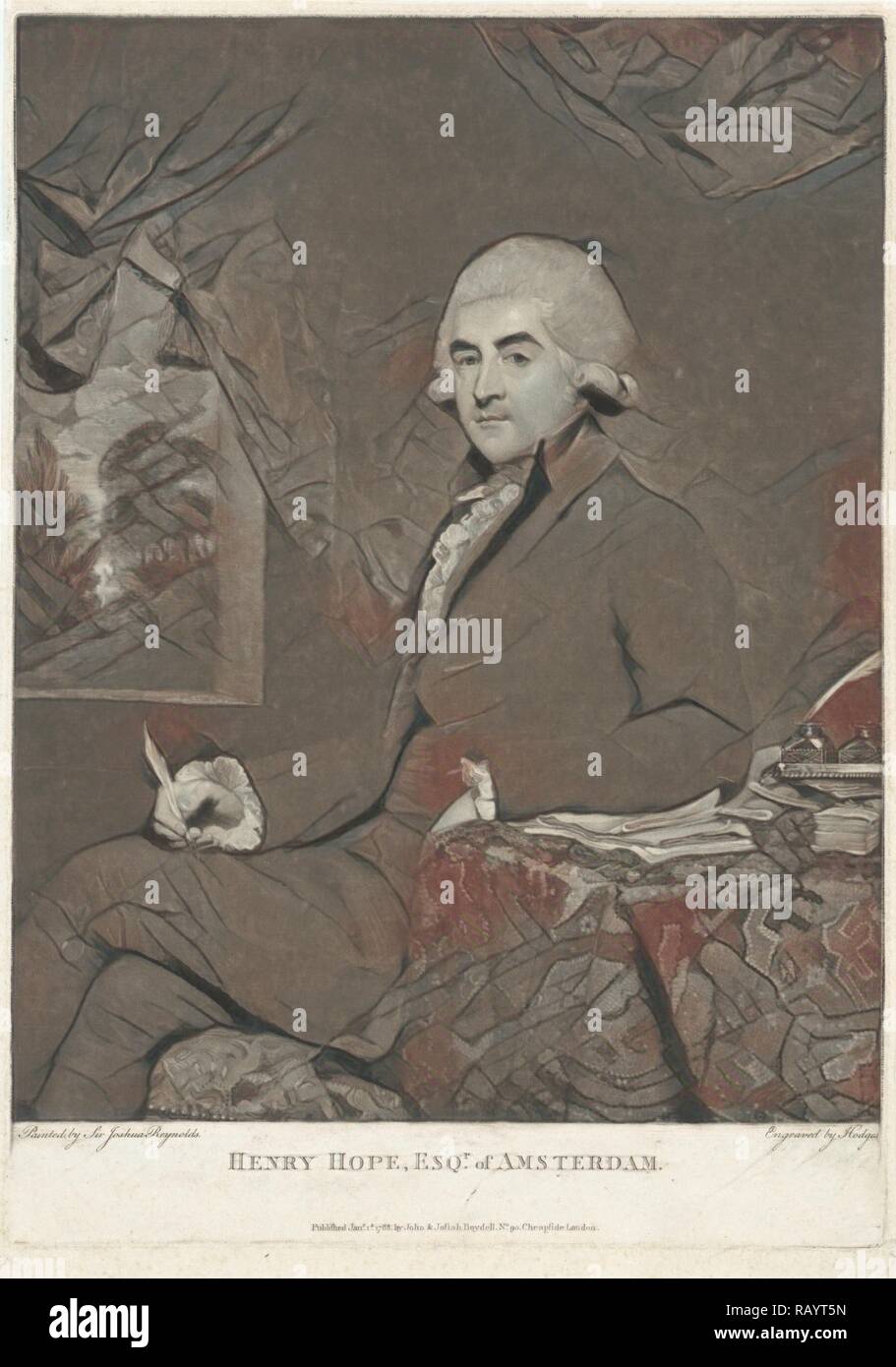 Portrait of Henry Hope, Charles Howard Hodges, John & Josiah Boydell ...