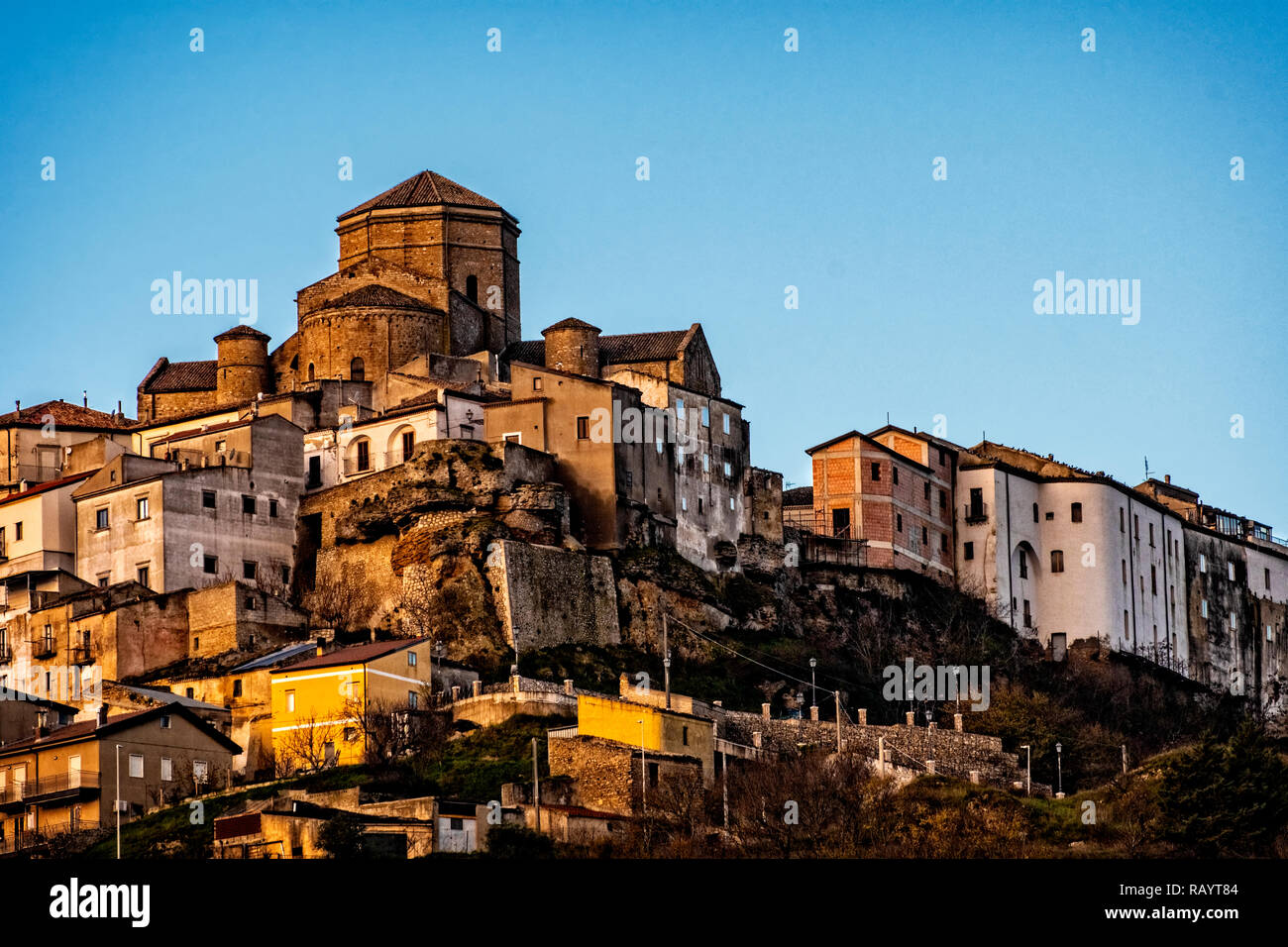 Italy Basilicat Acerenza view Stock Photo - Alamy