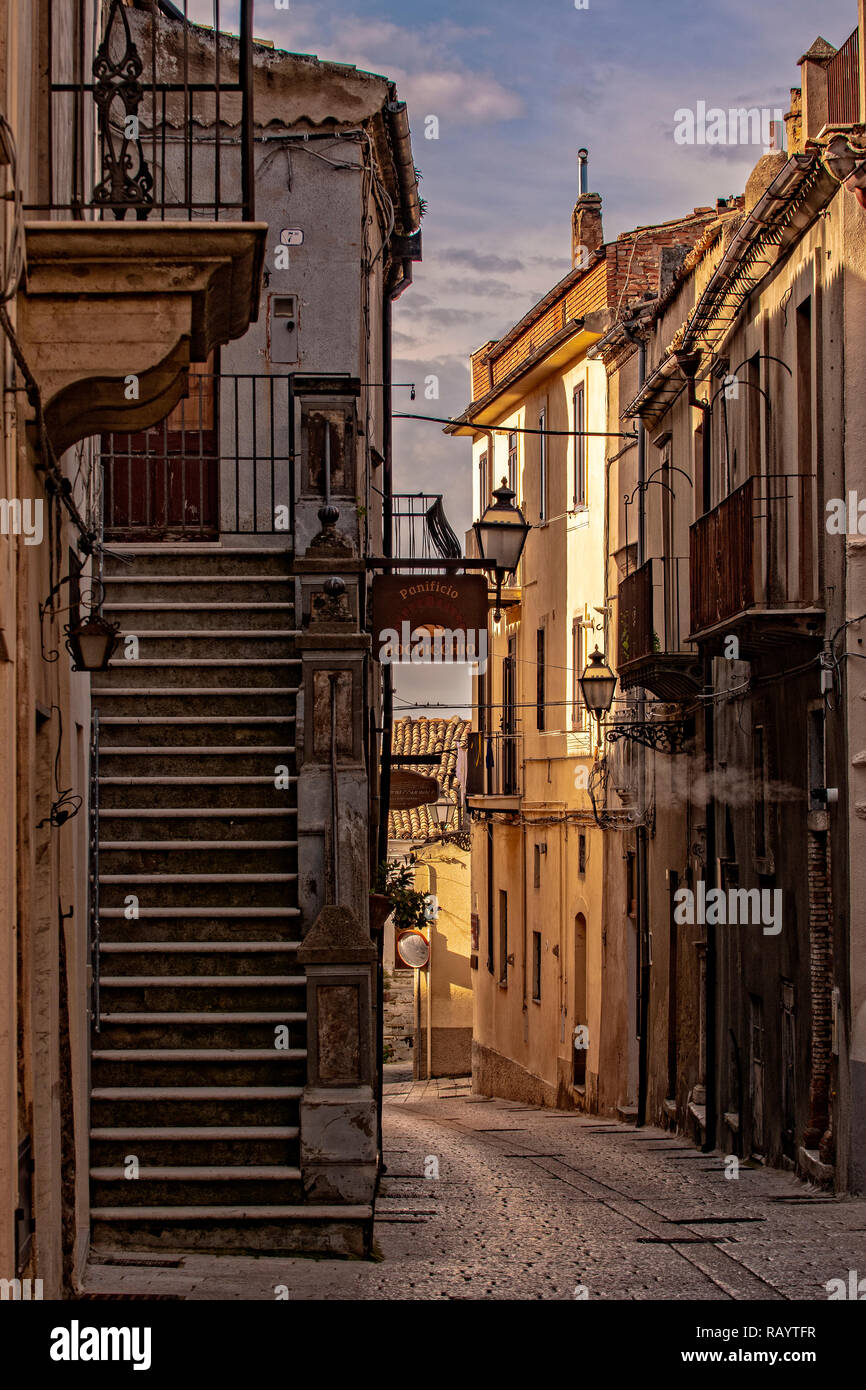 Italy Basilicat Acerenza view Stock Photo - Alamy