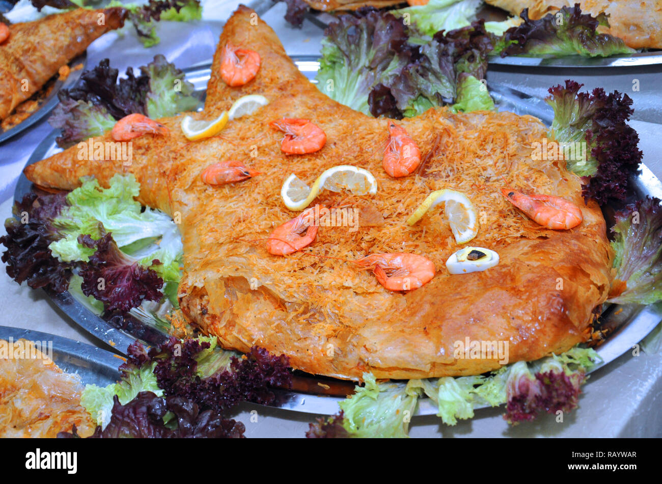 Seafood bastilla hi-res stock photography and images - Alamy