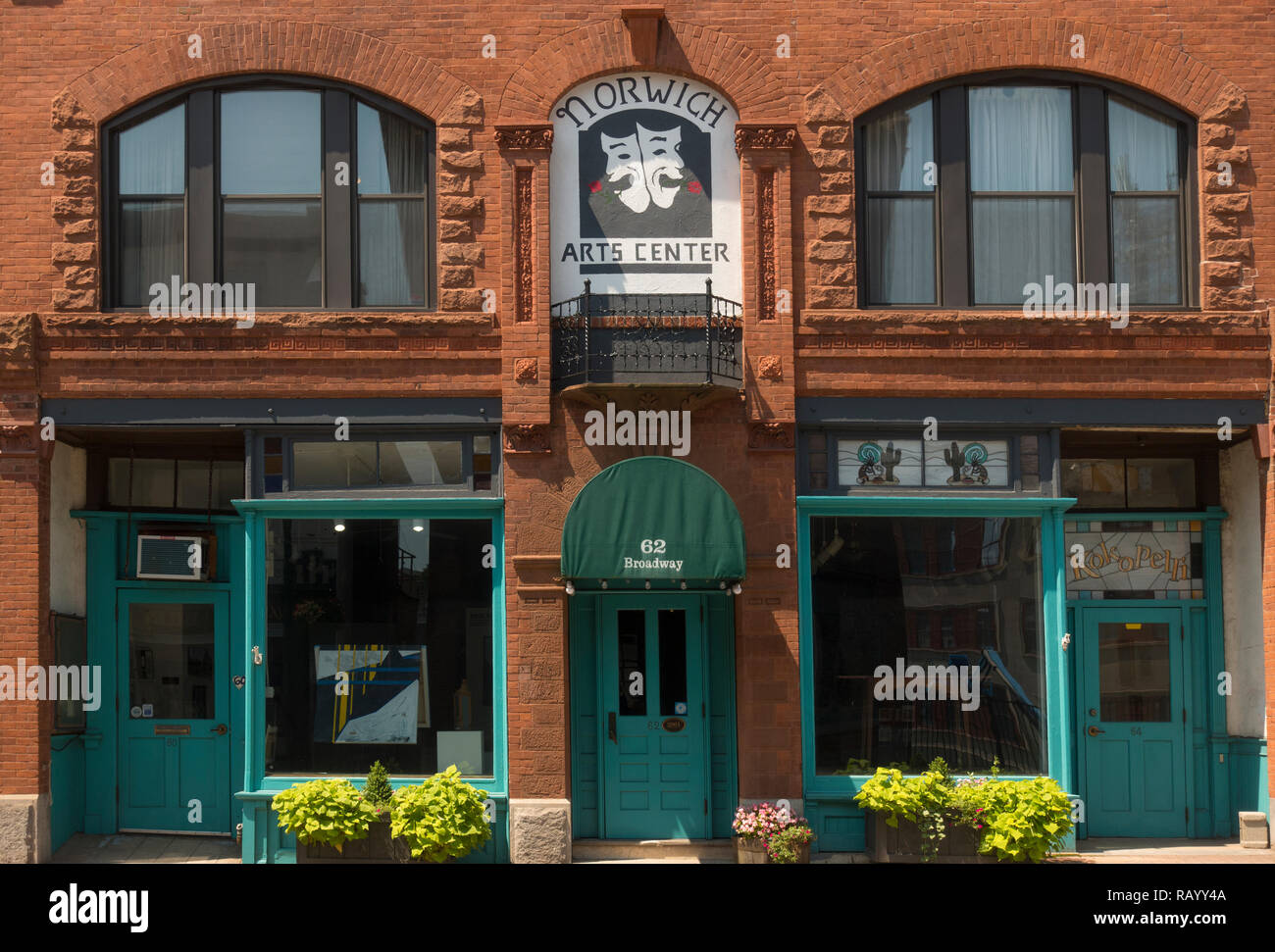 Norwich arts center Connecticut Stock Photo - Alamy