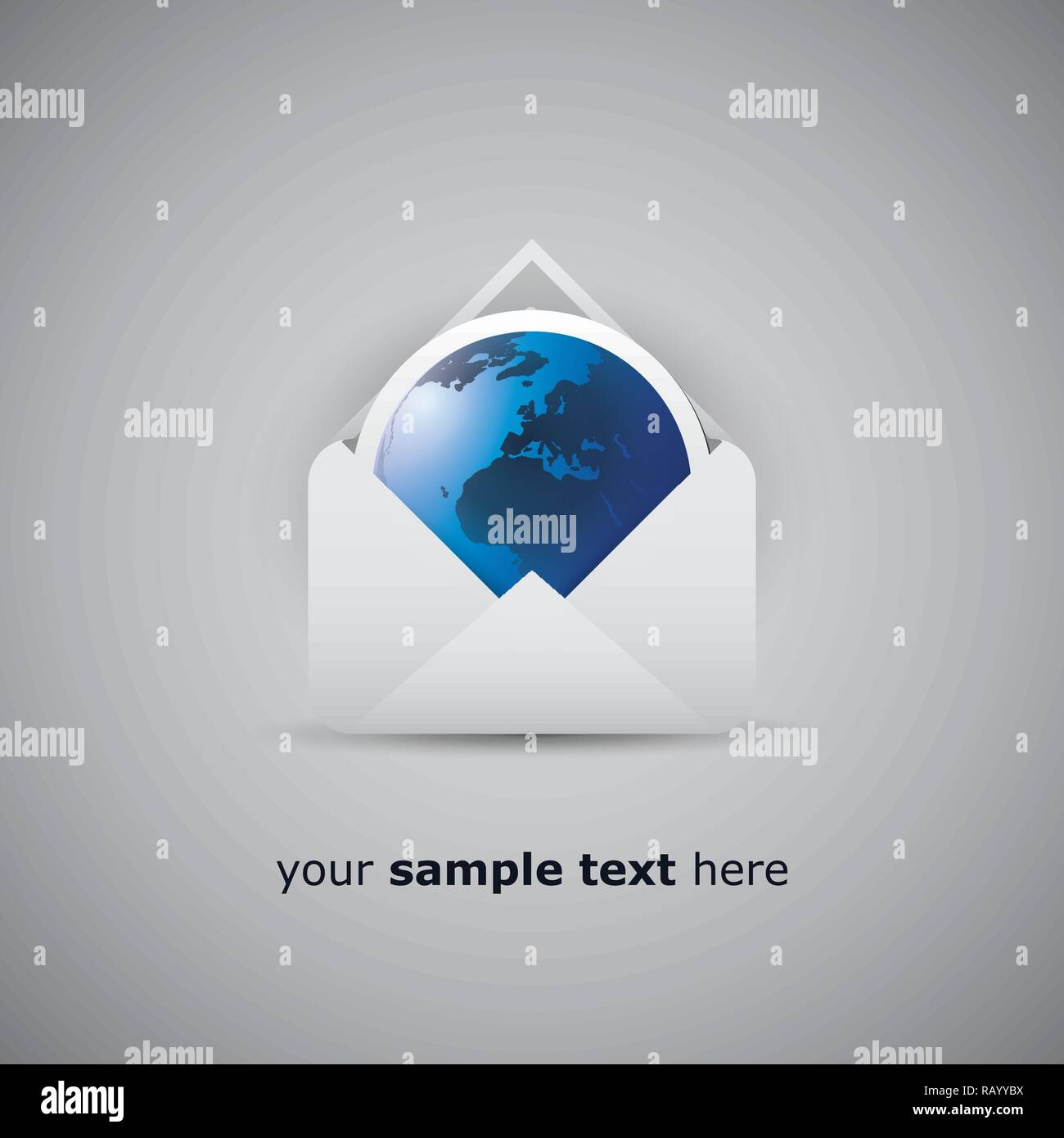 Message from an Envelope - Communication Concept Illustration in ...
