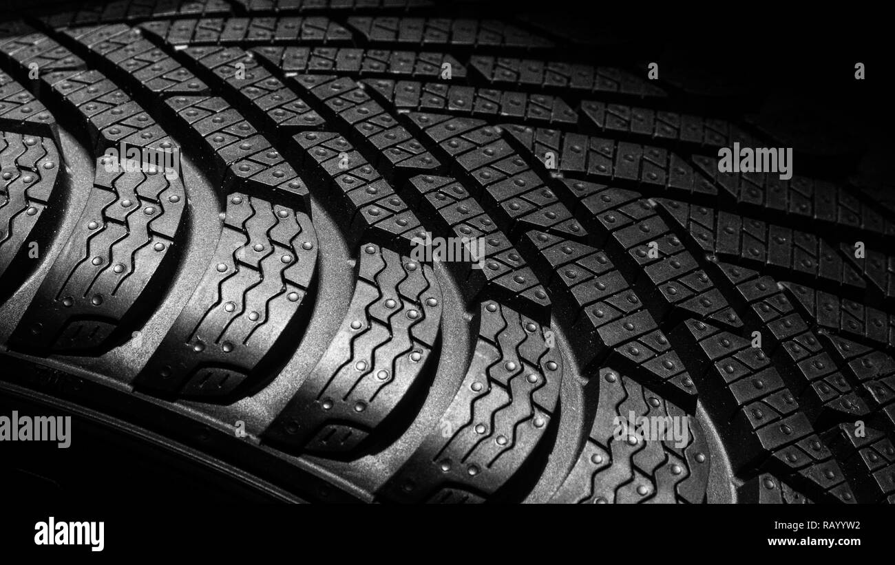 Close up tyre profile car tires Stock Photo - Alamy
