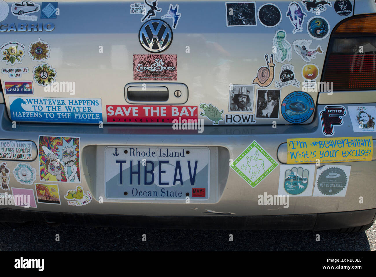 Vintage College Bumper Stickers