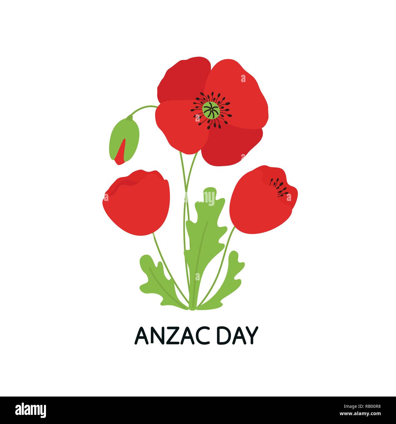 Poppy illustration Stock Vector Images - Alamy