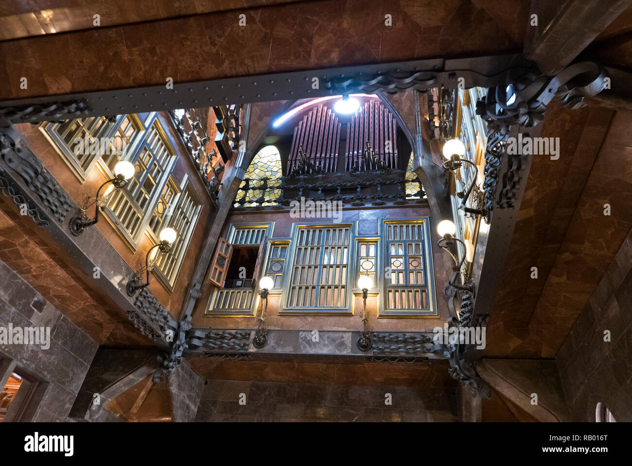 The Palau Güell ( Guell Palace) is a mansion designed by the architect ...
