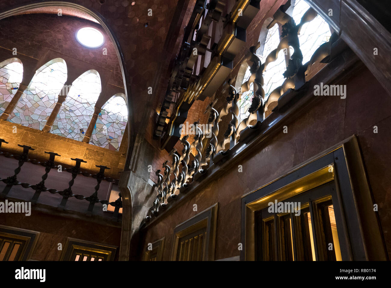 The Palau Güell ( Guell Palace) is a mansion designed by the architect ...
