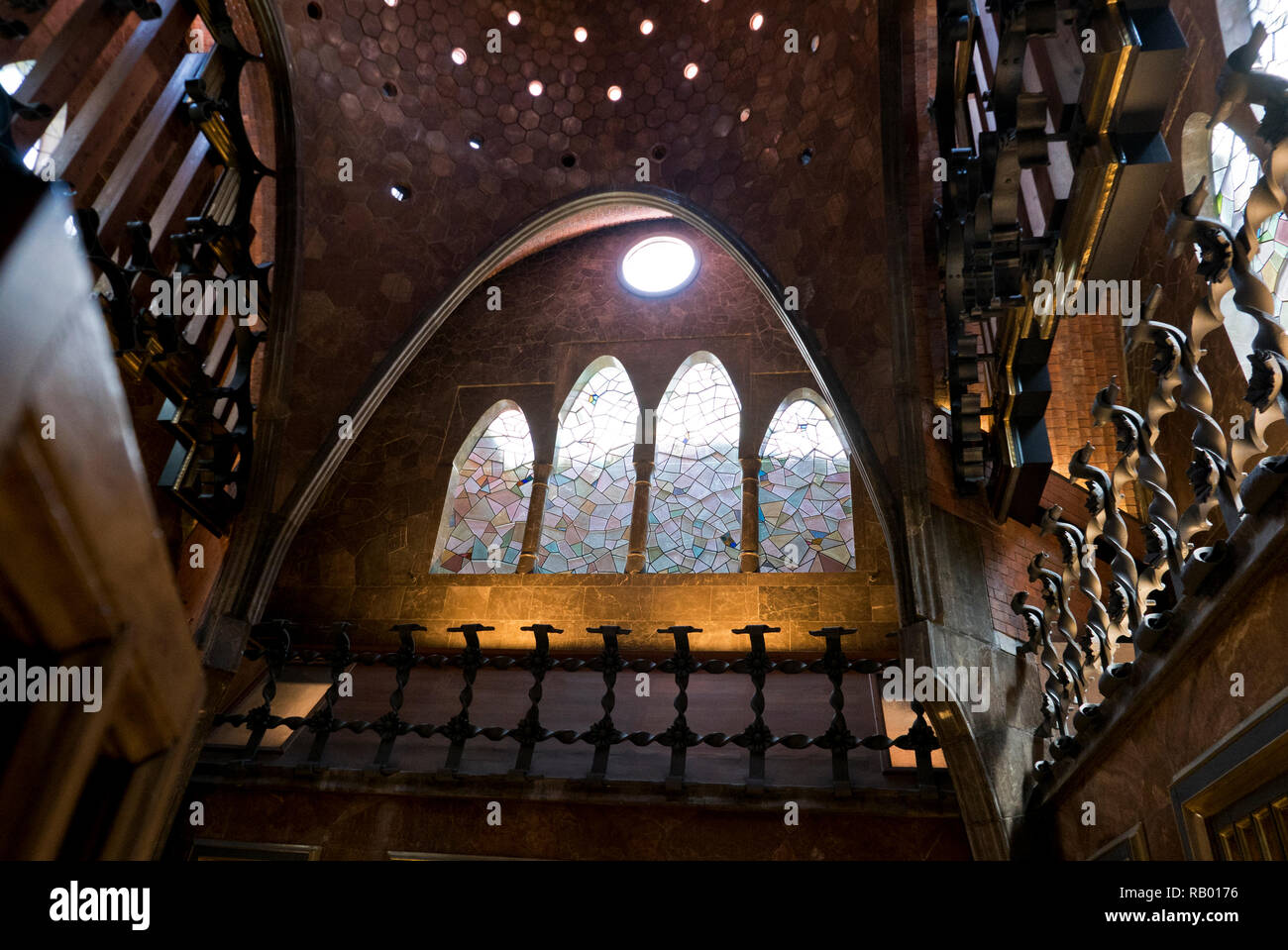 The Palau Güell ( Guell Palace) is a mansion designed by the architect ...
