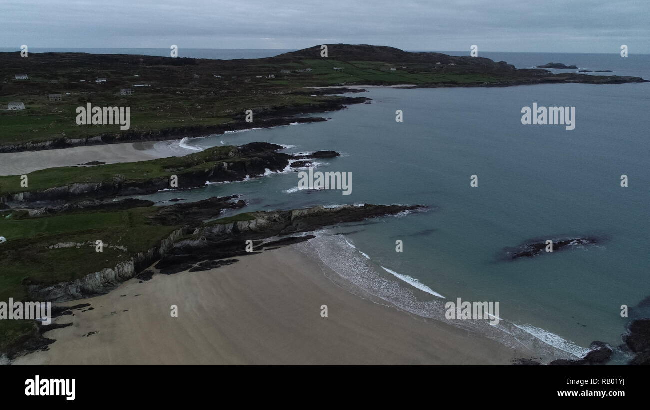 Aerial view of Sherkin Island coast Stock Photo - Alamy