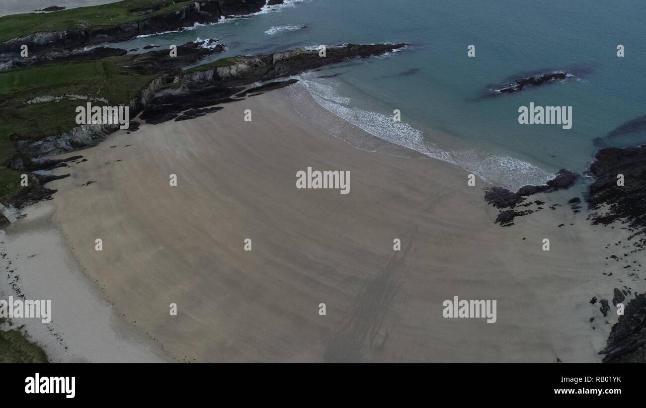 Aerial view of Sherkin Island coast Stock Photo - Alamy