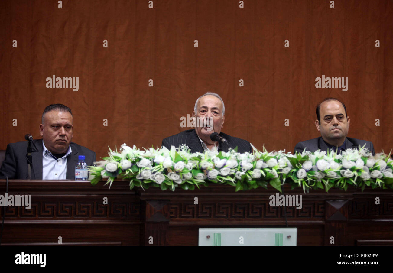 Gaza City, Gaza Strip, Palestinian Territory. 5th Jan, 2019. Head of ...