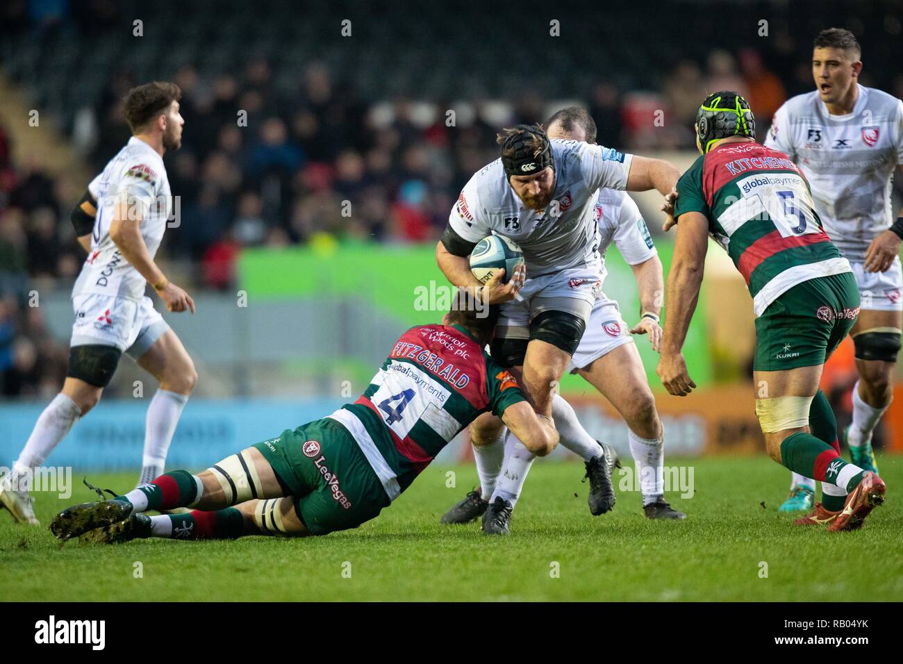 Welford Road, Leicester, UK. 5th Jan, 2019. Gallagher Premiership rugby ...