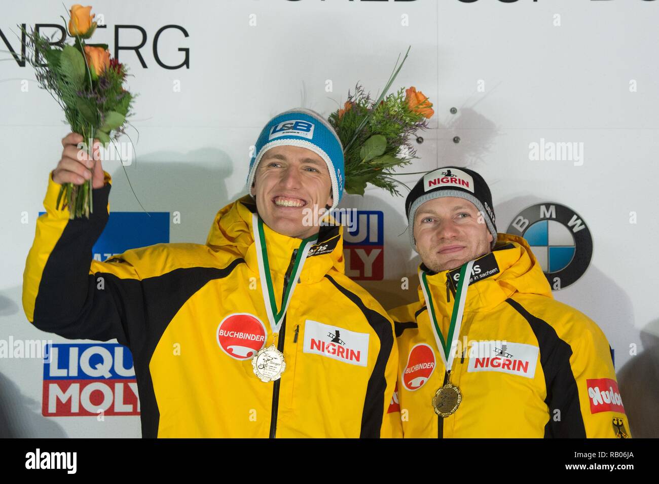 Altenberg, Germany. 05th Jan, 2019. Bob, World Cup, two-man, men ...