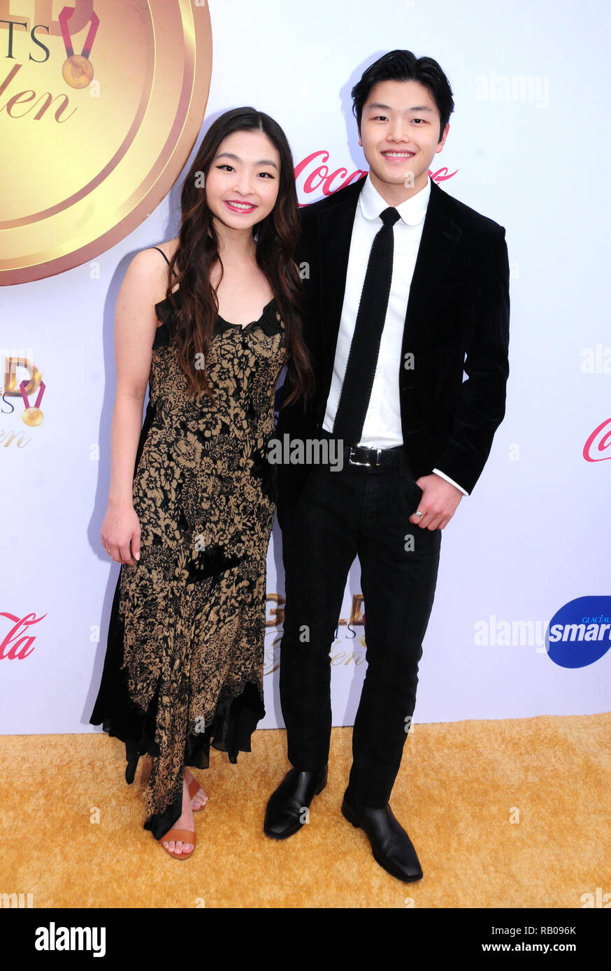 California, USA. 5th Jan 2019. American Ice dancers Maia Shibutani and ...