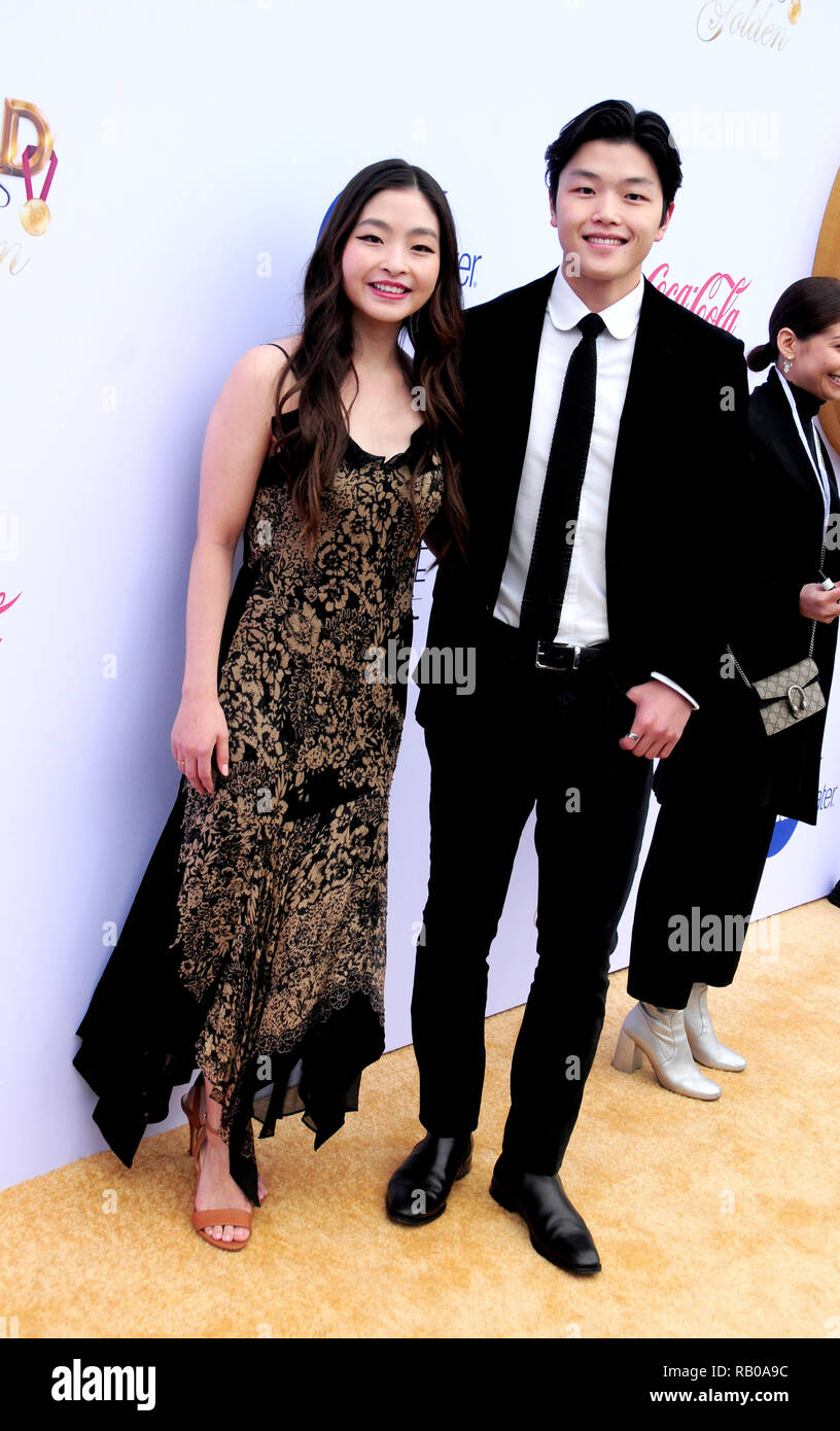 California, USA. 5th Jan 2019. American Ice dancers Maia Shibutani and ...