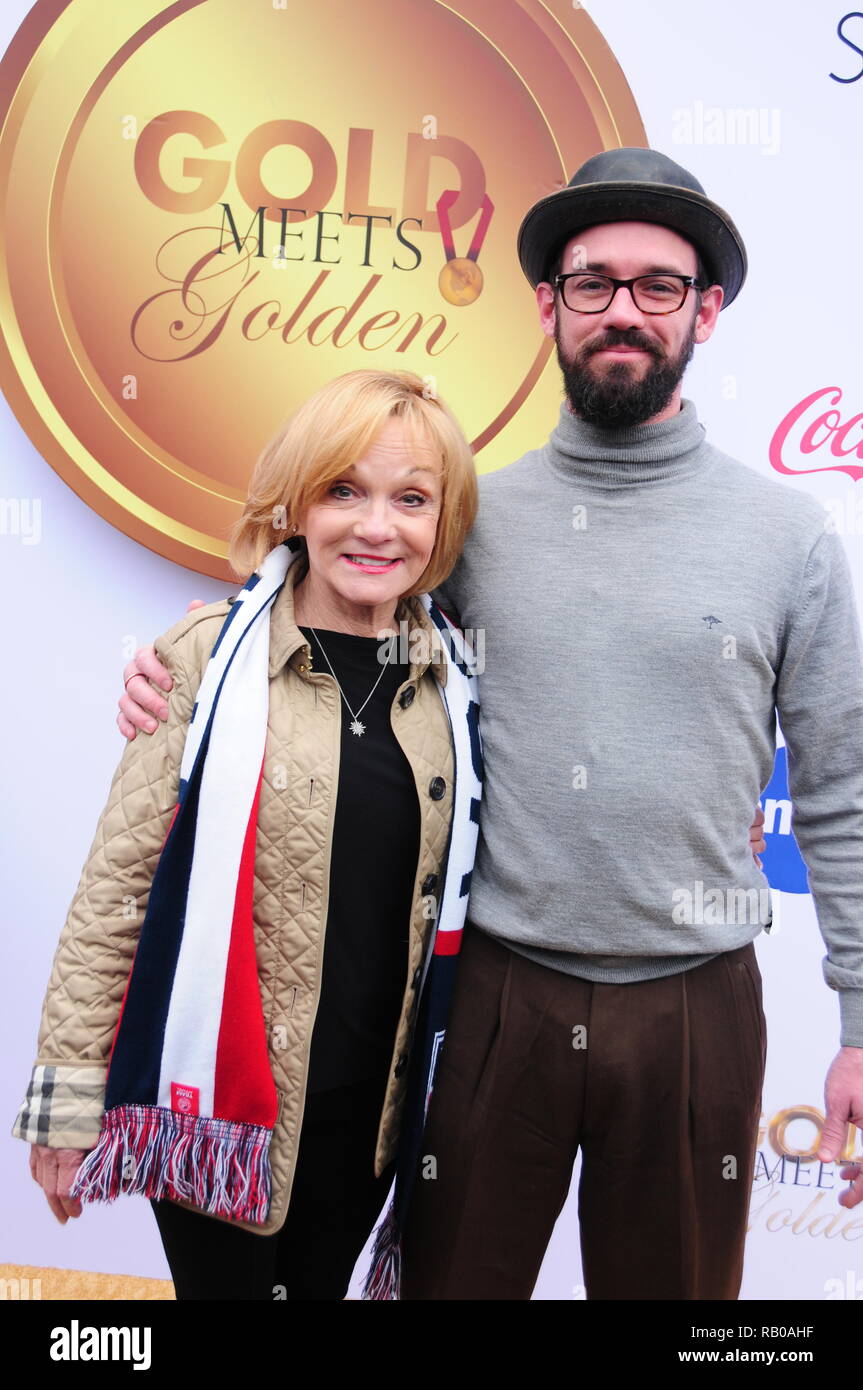 California, USA. 5th Jan 2019. Former gymnast/actress Cathy Rigby and ...