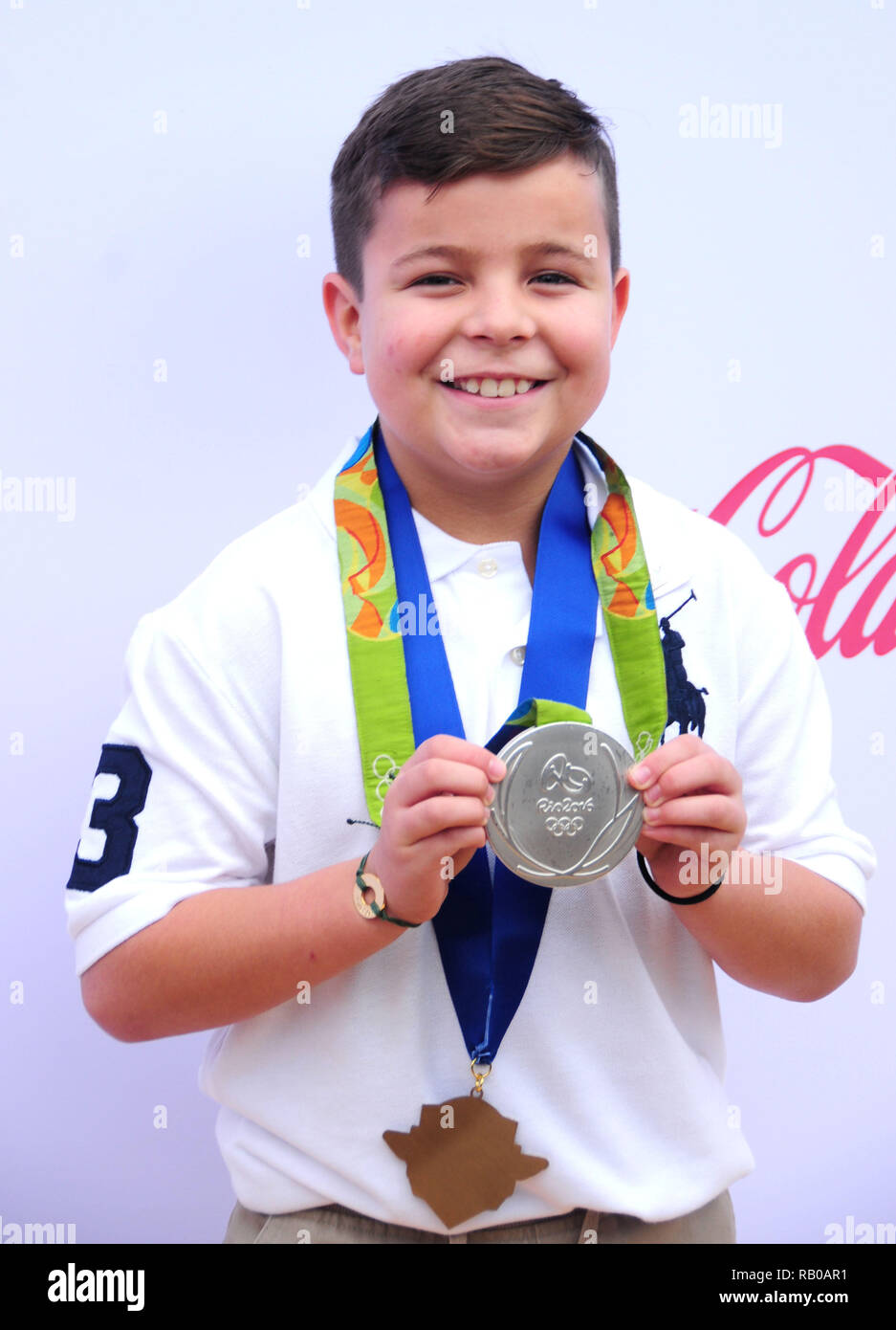 California, USA. 5th Jan 2019. Paralympic athlete Asher Stewart attends ...
