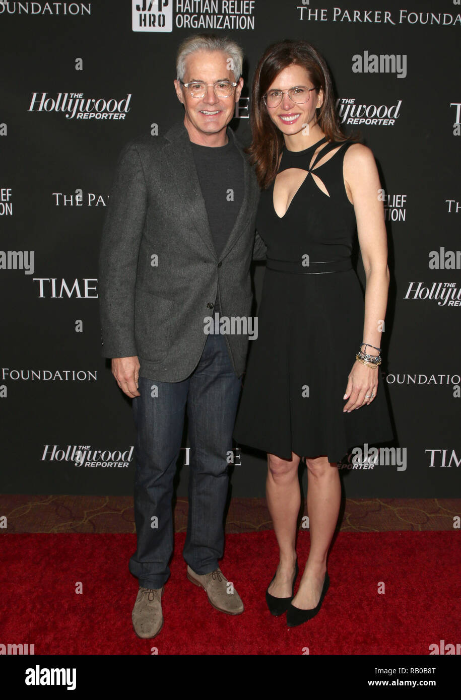 Los Angeles, Ca, USA. 5th Jan, 2019. Kyle MacLachlan and Desiree Gruber ...