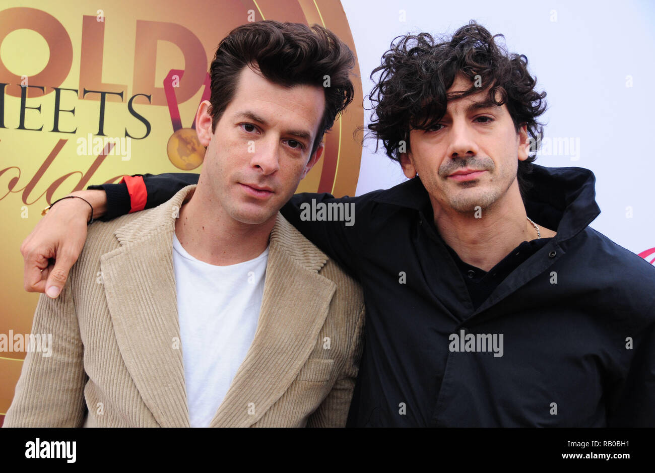 California, USA. 5th Jan 2019. (L-R) Musician Mark Ronson and ...