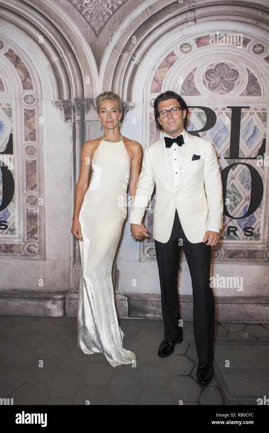 Elaine Irwin and Jay Penske attend the Ralph Lauren 50th Anniversary ...
