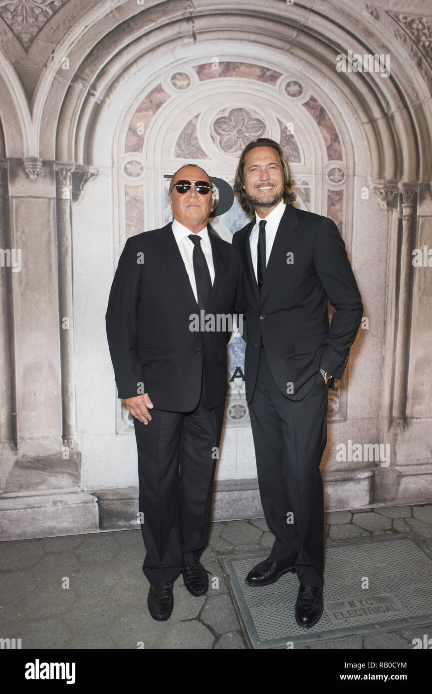 Michael Kors and Lance LePere attend the Ralph Lauren 50th Anniversary ...