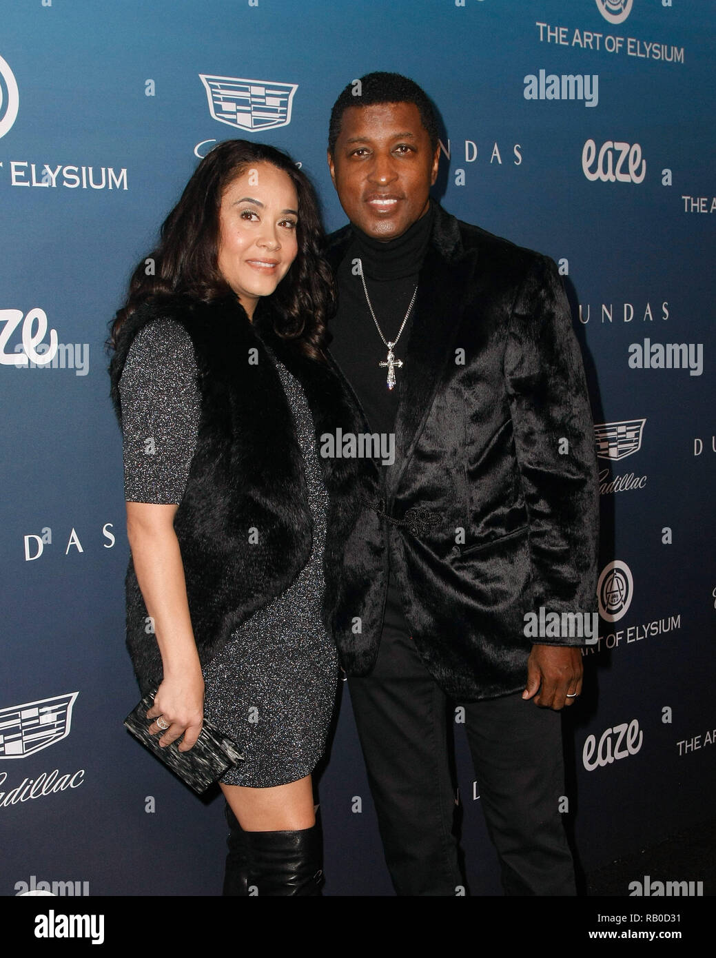 California, USA. 5th Jan 2019. Nicole Pantenburg, Babyface, Kenneth ...