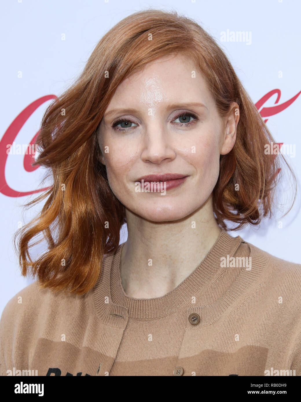 California, USA. 5th Jan 2019. Actress Jessica Chastain wearing a ...