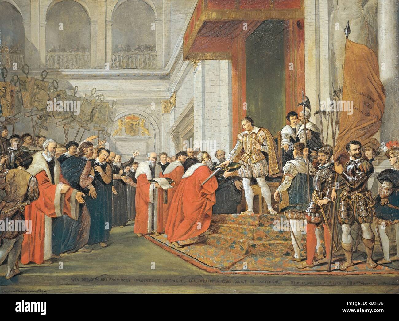 The Union of Utrecht, The Netherlands, Joseph Denis Odevaere, 1815 ...