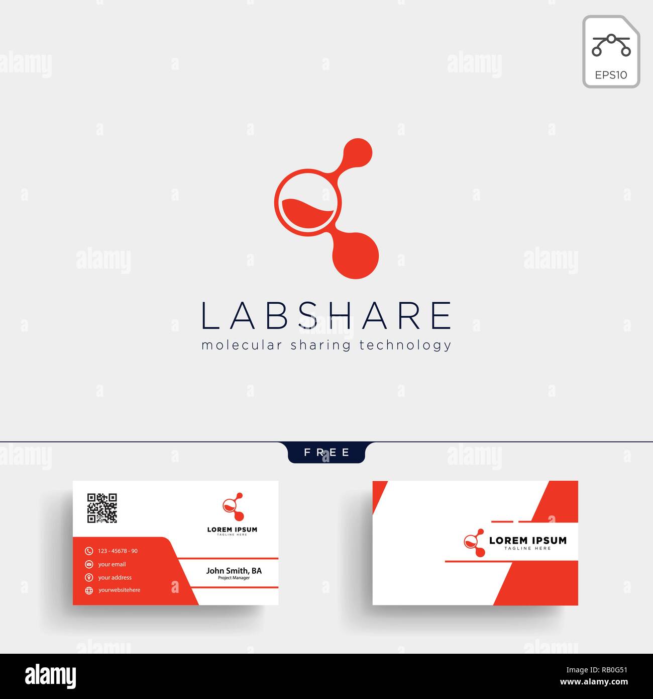 laboratory share technology logo template vector illustration and ...