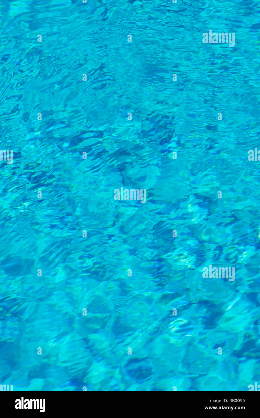 Blue water in swimming pool background. Ripple Water in swimming pool ...