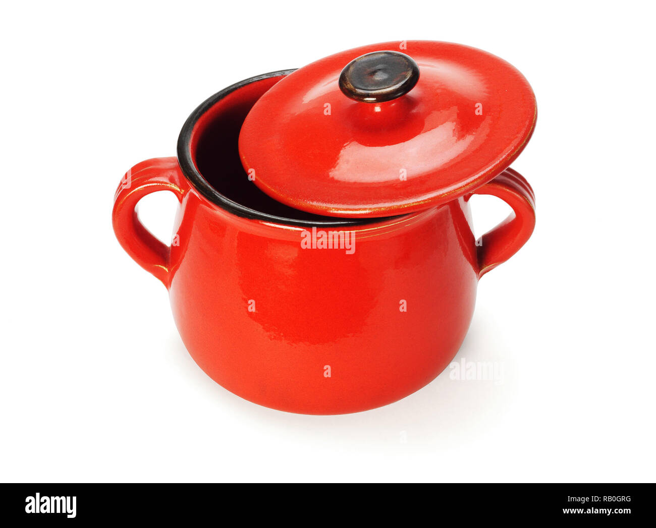 Empty clay earthenware pottery Cut Out Stock Images & Pictures - Alamy