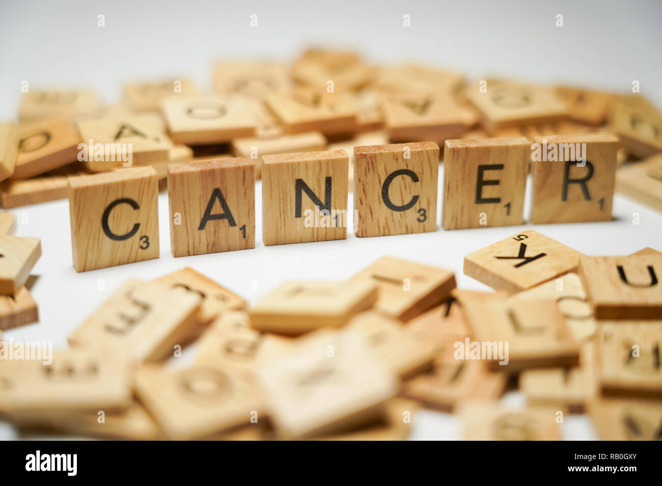cancer letters concept Stock Photo - Alamy
