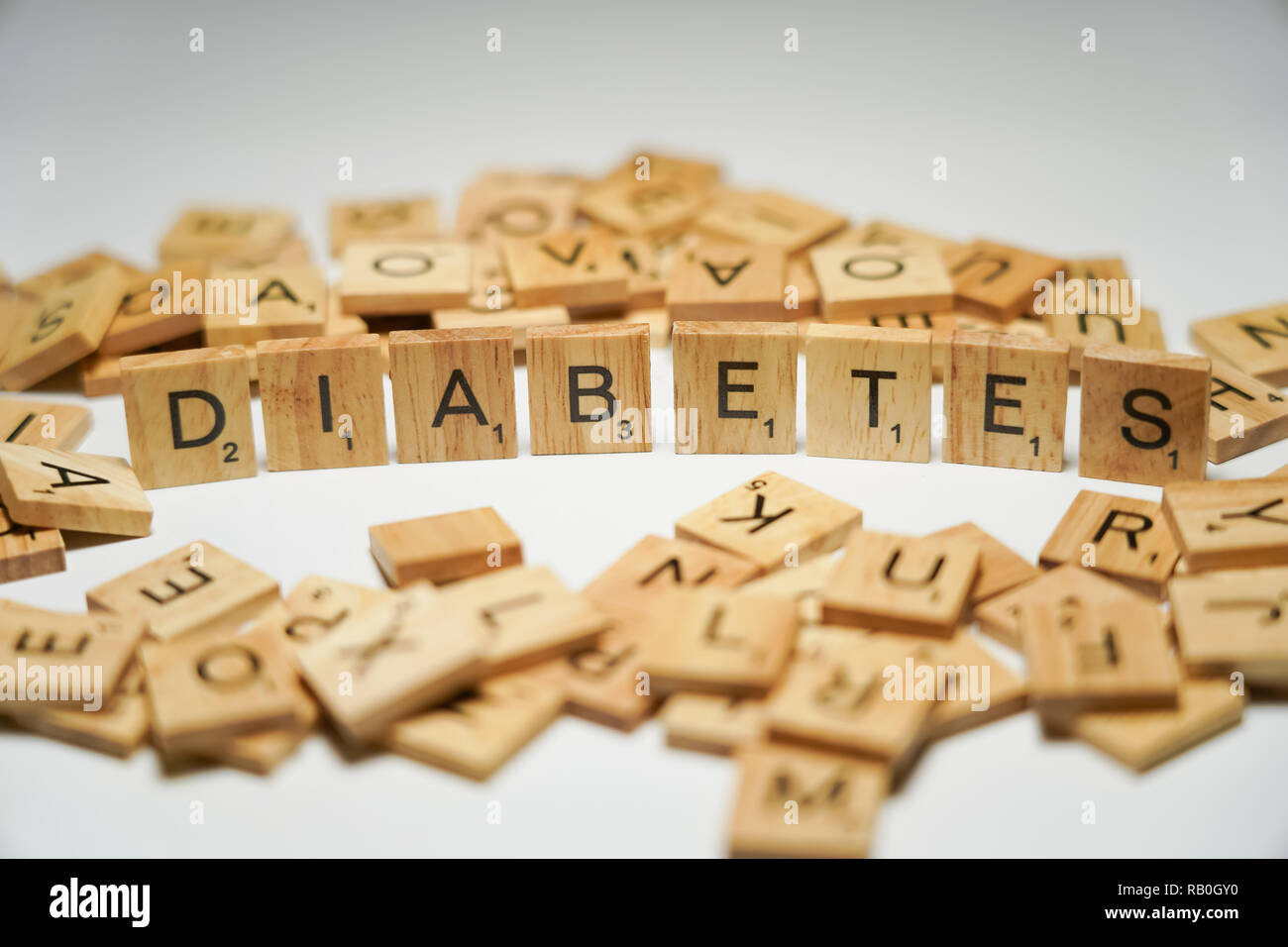 diabetes letters concept Stock Photo - Alamy