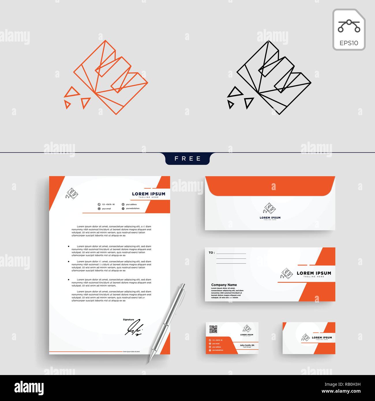Stationery Design Layout
