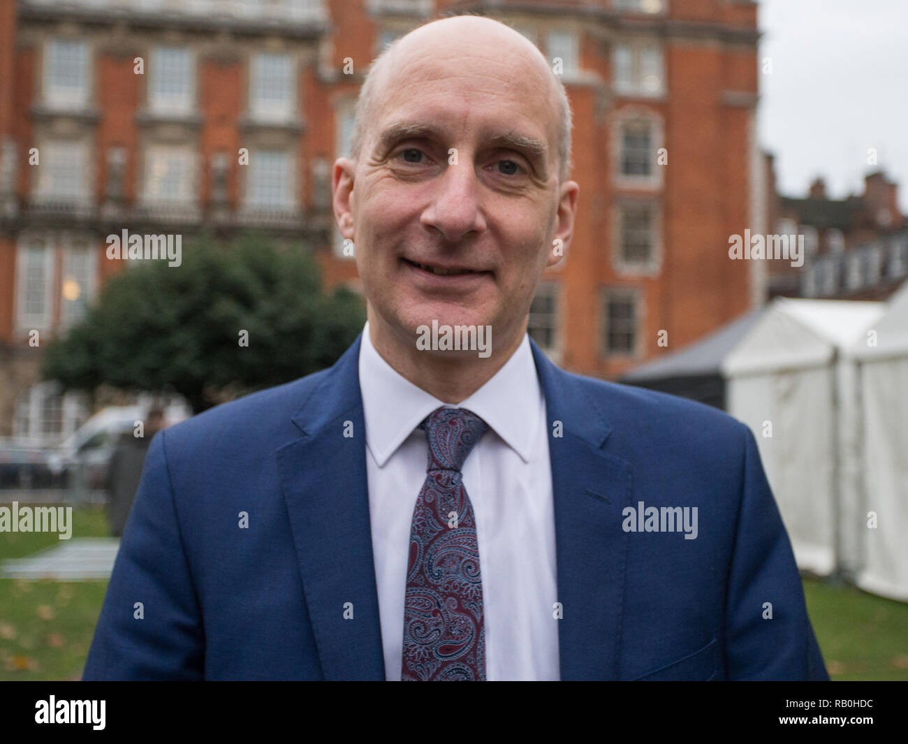 Labour Lord, Andrew Adonis, following interview on College Green ...