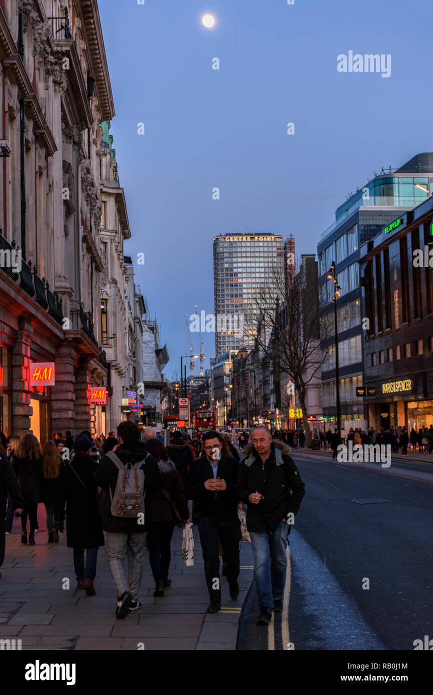 Oxford night moon hi-res stock photography and images - Alamy